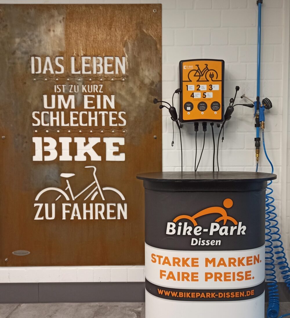 E-Bike Ladestation im BikePark Dissen - E-Bikes kaufen